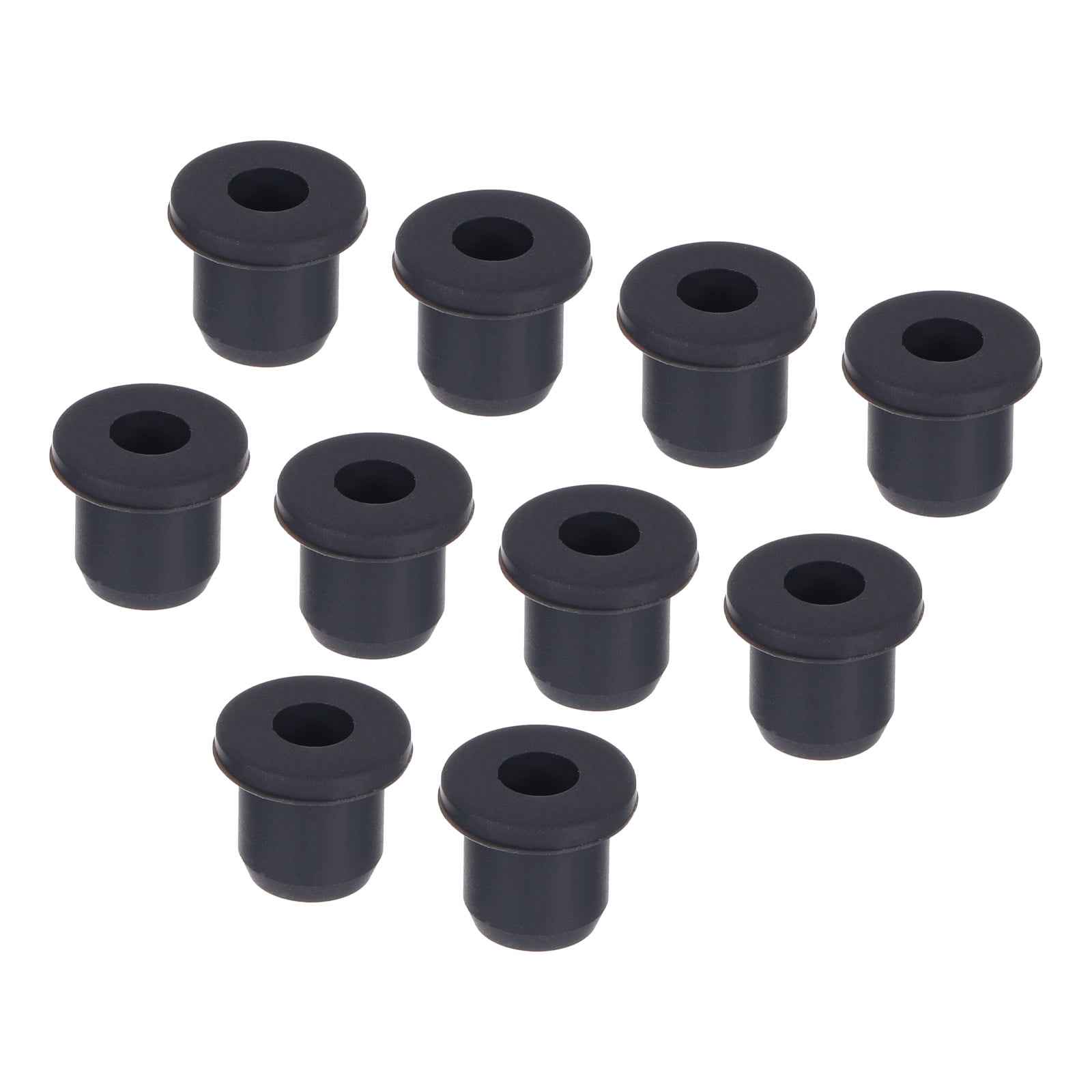 10Pcs T Shape Rubber Grommet Mount Dia 8mm ID 4.5mm H 9.5mm Seal ...