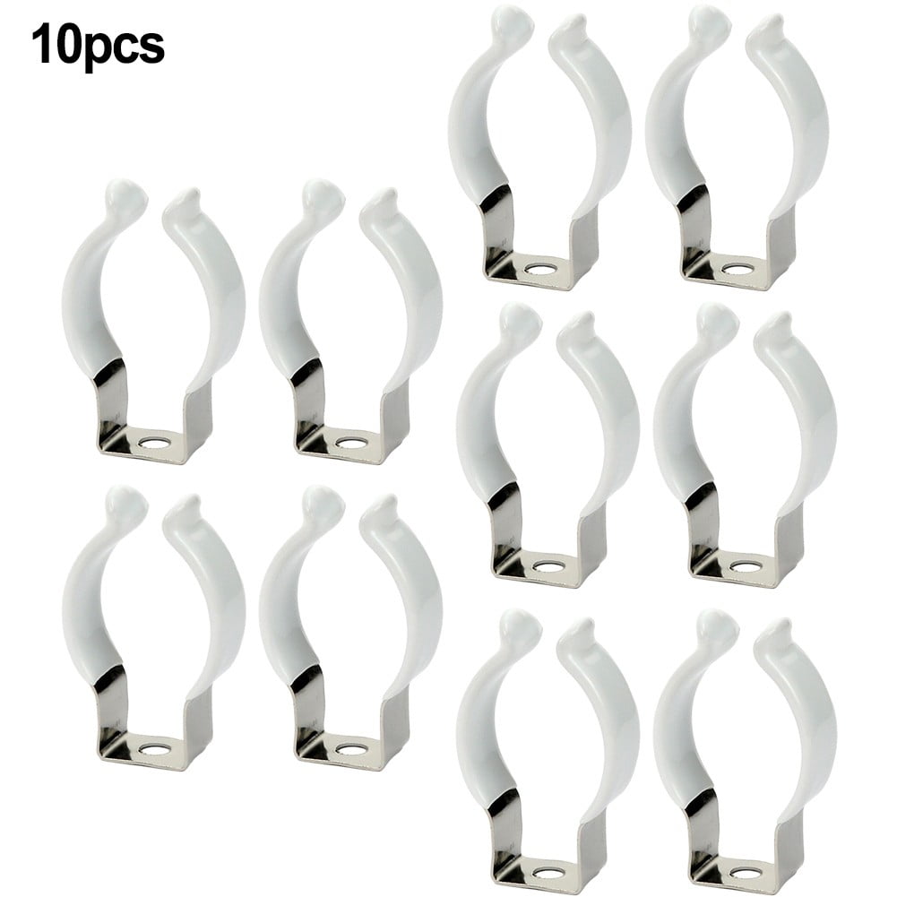 10Pcs T8 T10 T12 Linear Fluorescent Insulation U Lamp Support Clip Bulb ...