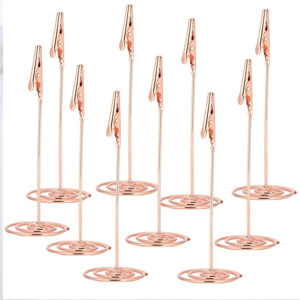 10Pcs Table Number Holder 4.5in Card Holder Memo Holder Clip for ...