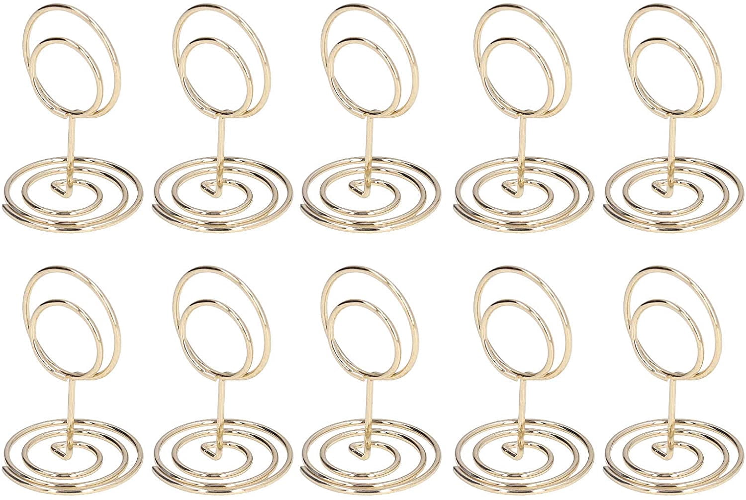 10Pcs Table Number Stands Table Number Holder Place Card Photo Table ...