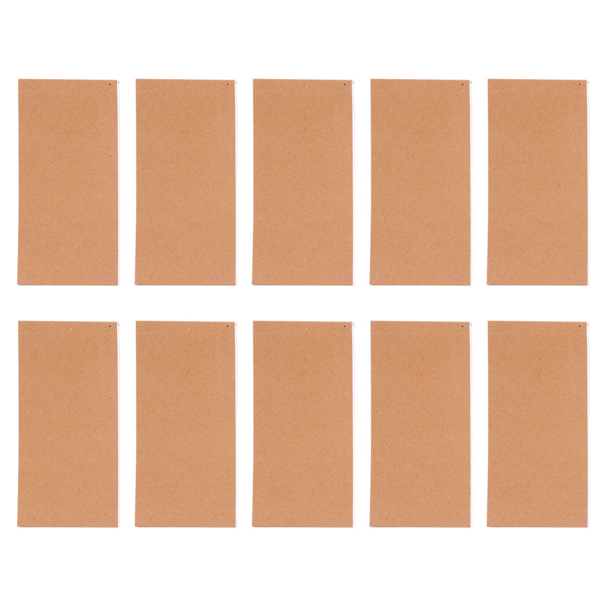 10Pcs Tear Practical Notepad Kraft Paper Portable Blank Notebook ...