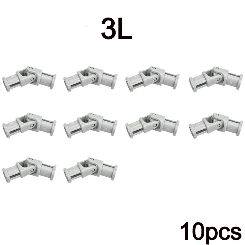 10Pcs Technical Parts Universal Joint Connector Building Blocks 3L ...