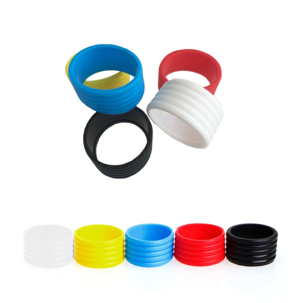 10Pcs Tennis Racquet Grip Tennis Racket Grip Band Rubber Rings NonSlip ...