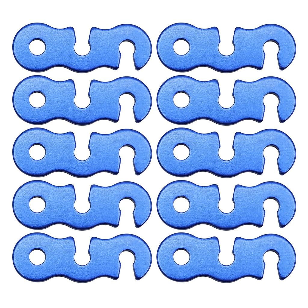 10Pcs Tent Rope Tensioner Stopper Camping Tent Rope Tarp Guyline ...