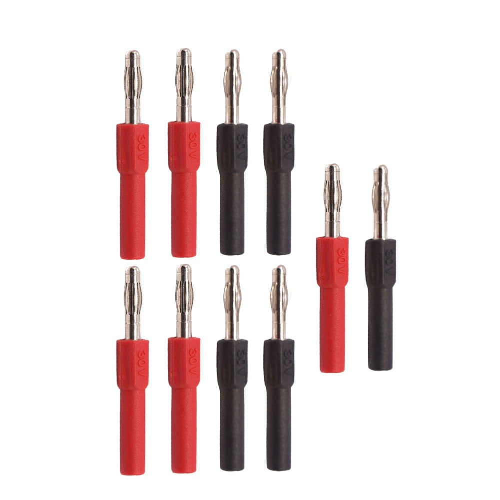 10Pcs Test Probe Adapter Test Probe Converter 4Mm Male To 2Mm Female ...