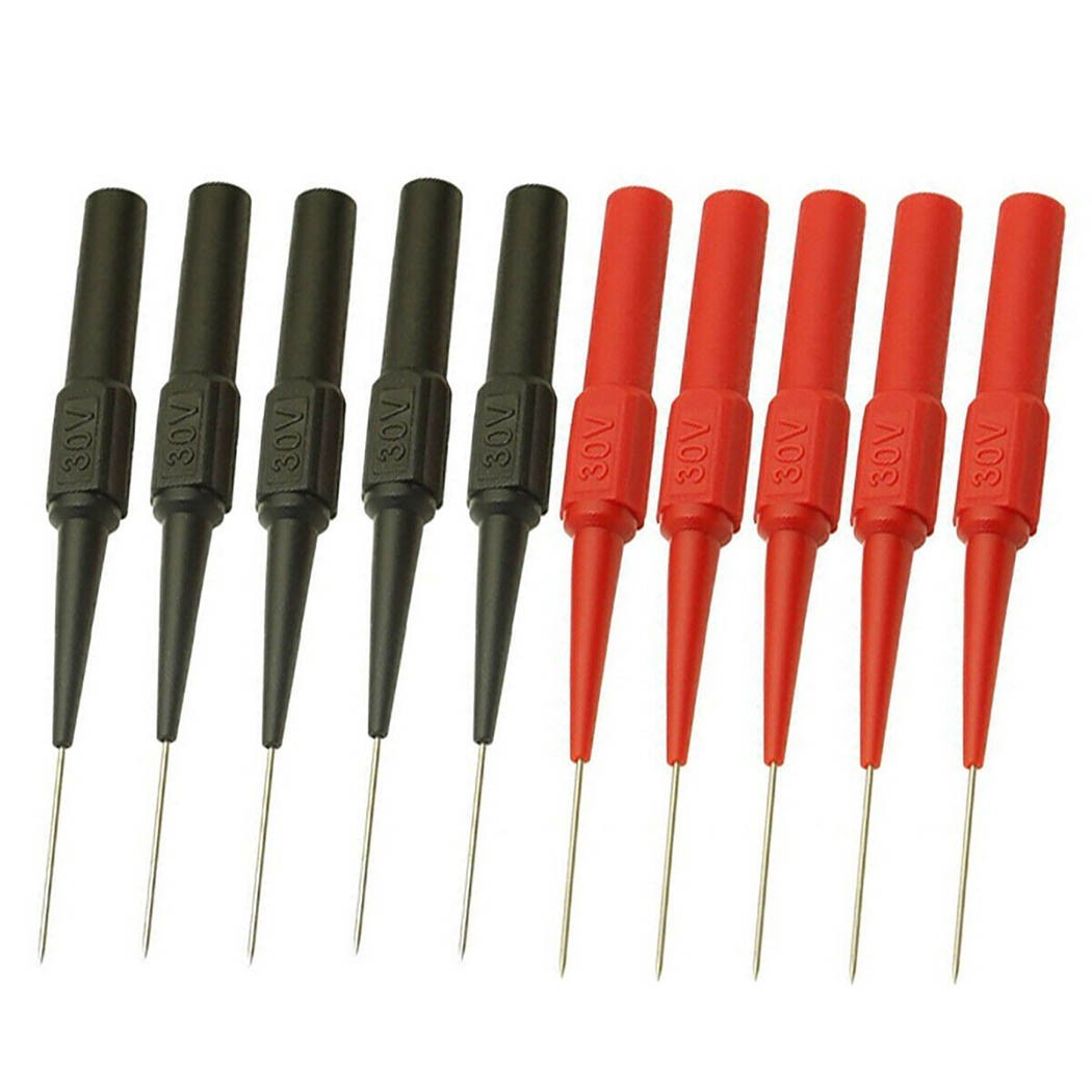 10Pcs Test Probe Measuring Device Clamp Copper Test Lead Test Probes ...