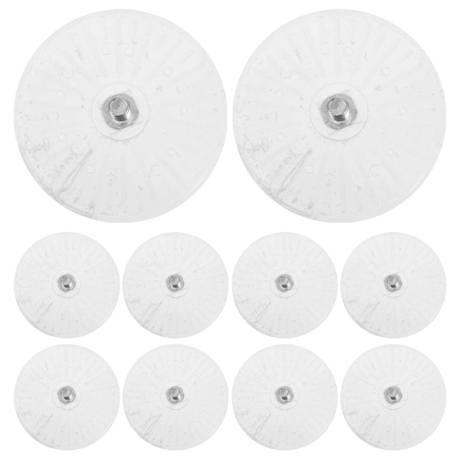 10Pcs Threaded Suction Cups with Screws Strong Adhesion Hooks for Glass ...