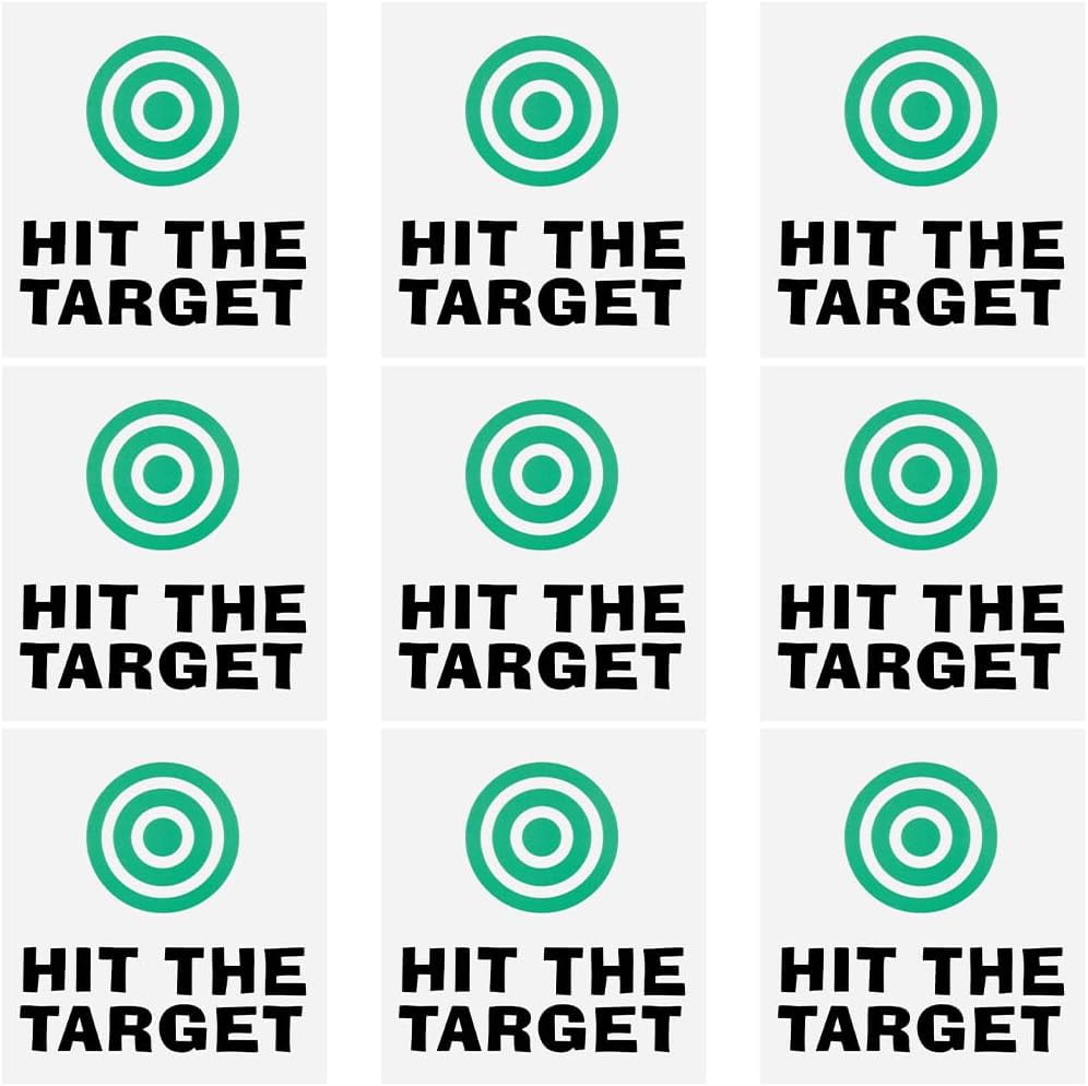 10Pcs Toilet Target Aiming Stickers Bullseye Target Sticks Green Potty ...