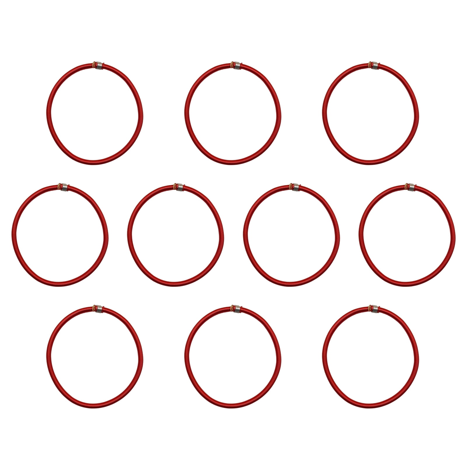 10Pcs Trampoline Tie Down Strap Elastic Rope Replacement Aluminum ...