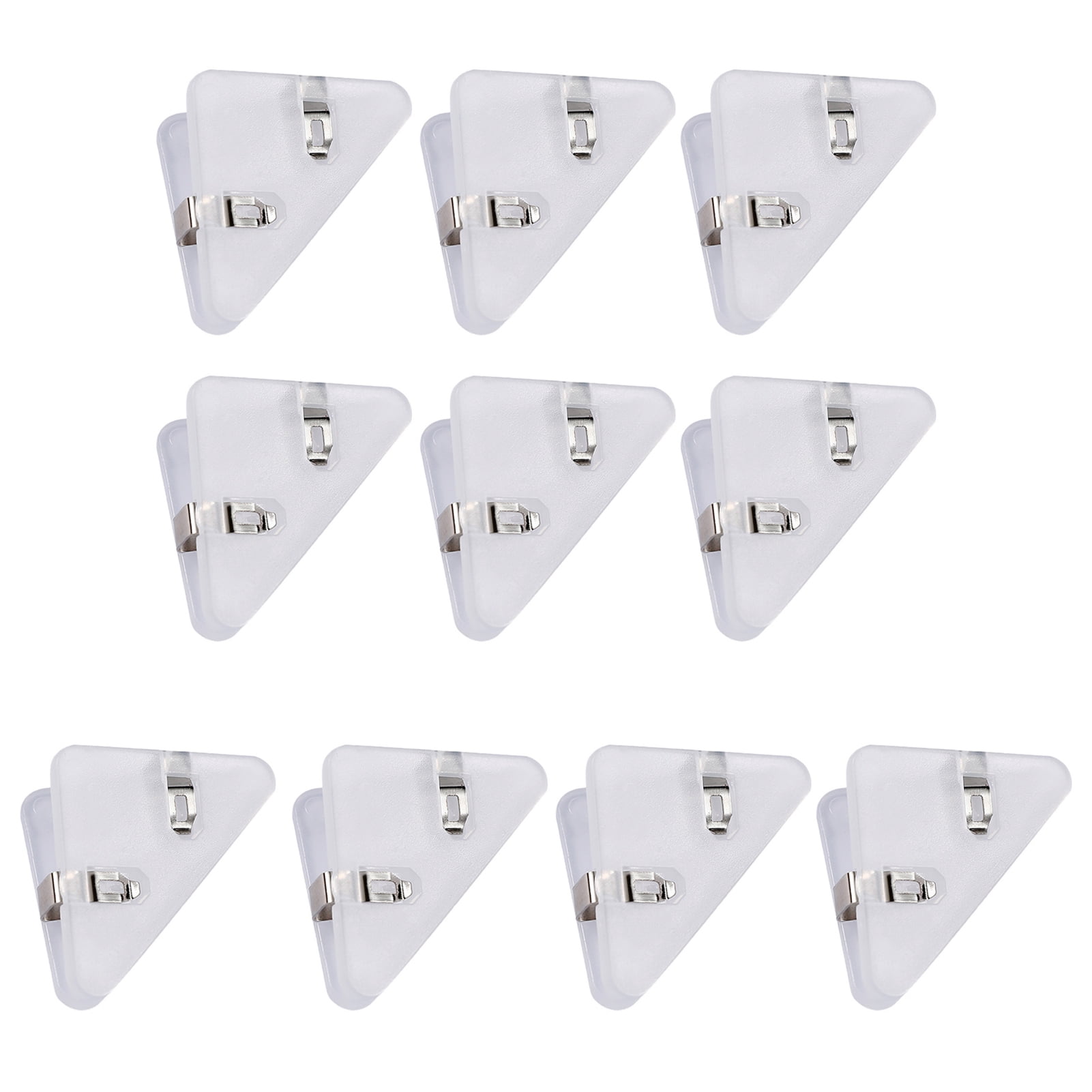 10Pcs Triangle Clips Multifunctional Transparent Large Angle Jelly ...
