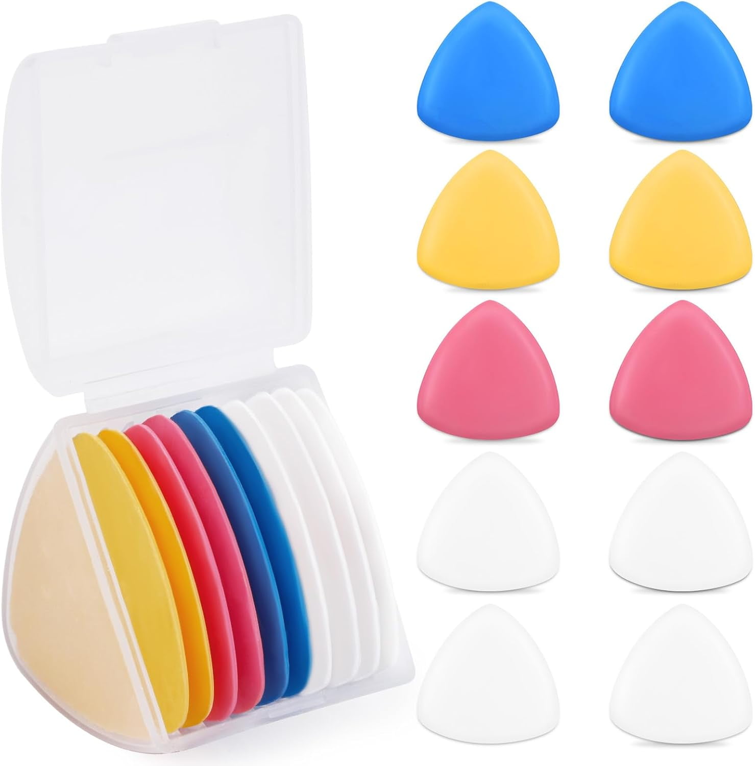 10Pcs Triangle Tailors Chalk Set, Fabric Marking Chalk for Sewing ...