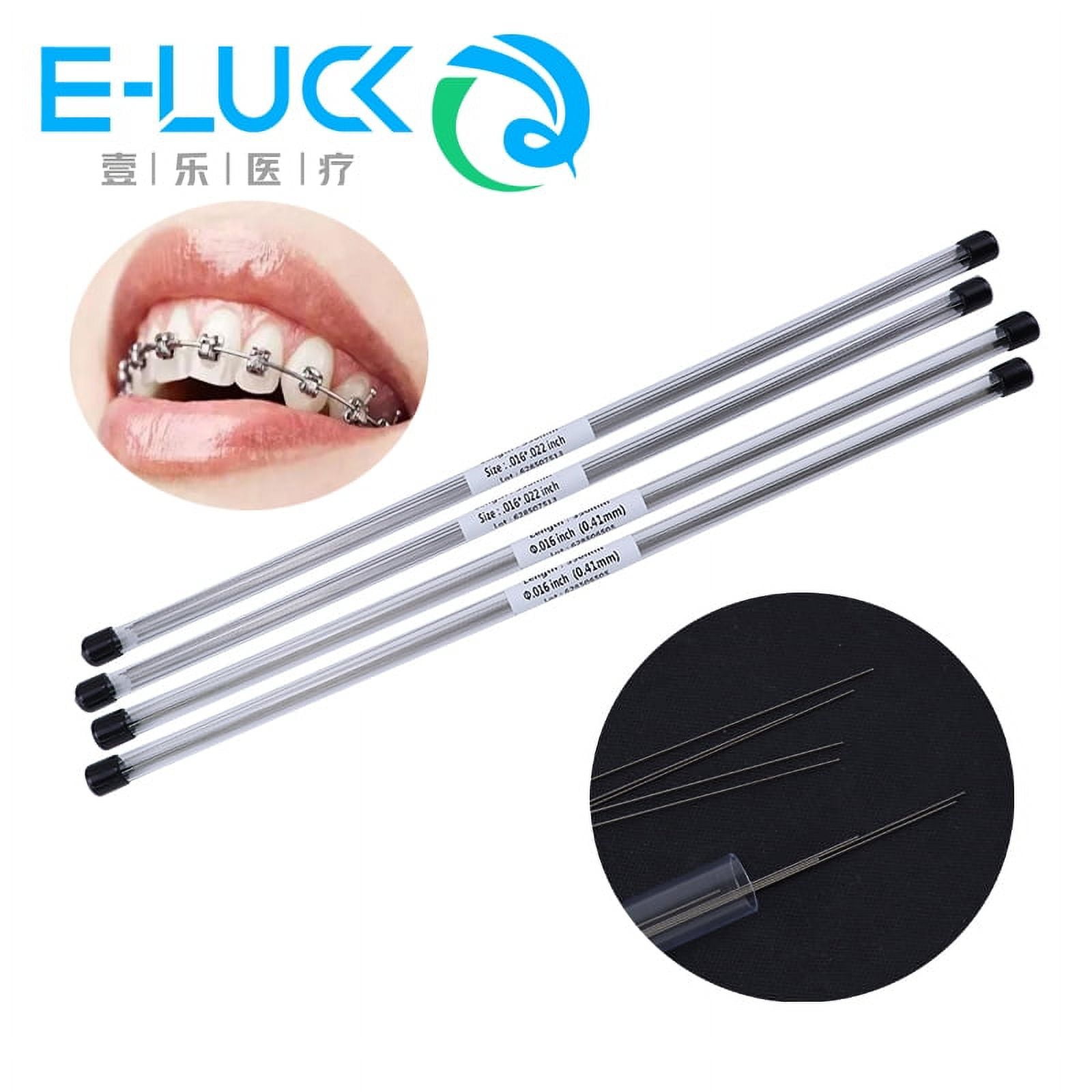 10Pcs/Tube Dental Orthodontic Arch Wire Stainless Steel Ligature Wires ...