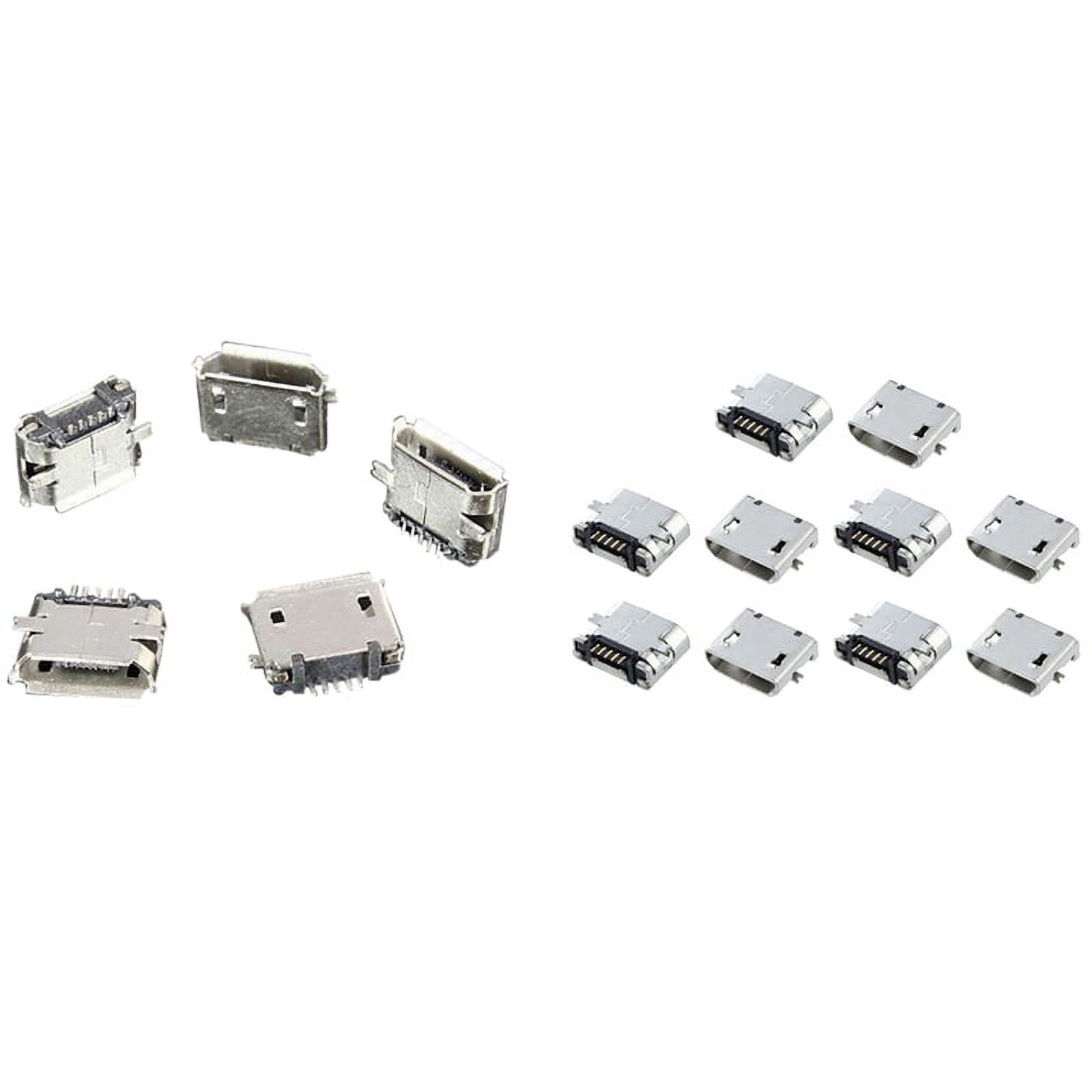 10Pcs Type B -Usb Female Port Socket & 50Pcs -Usb Type B Female 5Pin Socket Port Pcb Board ...