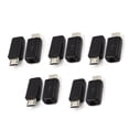 10Pcs USB Connector Replacement Welding Type 5 Pin USB 2.0 Male Plug ...