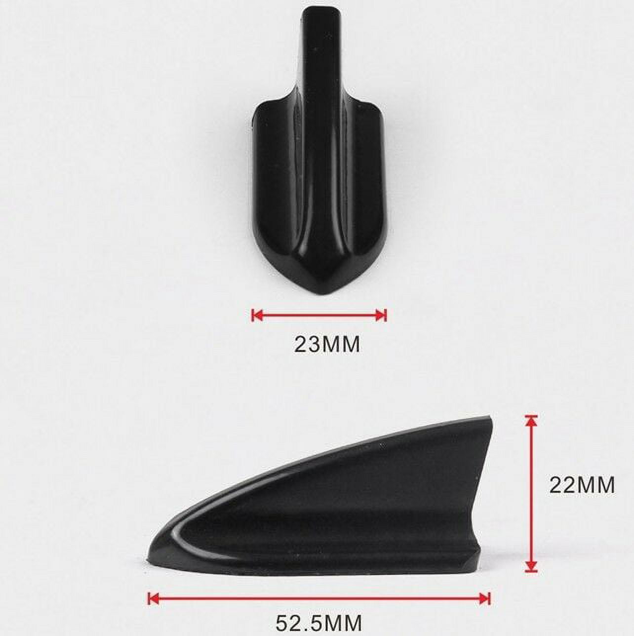 10Pcs Universal Black Plastic Vortex Generators roof Shark Fins Spoiler ...