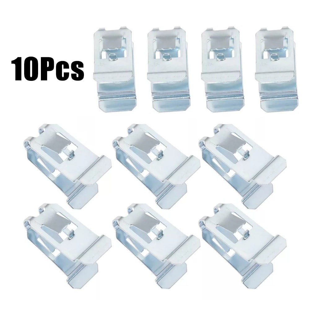 10Pcs Universal Car Ceiling Handle Clips Roof Handle Interior Trim ...