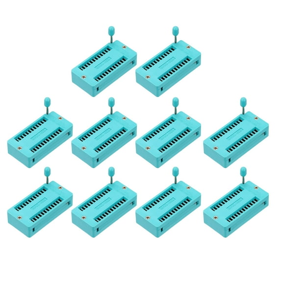 10Pcs Universal IC Test ZIF Socket 24 Pin 2.54mm Pitch DIP Integrate ...