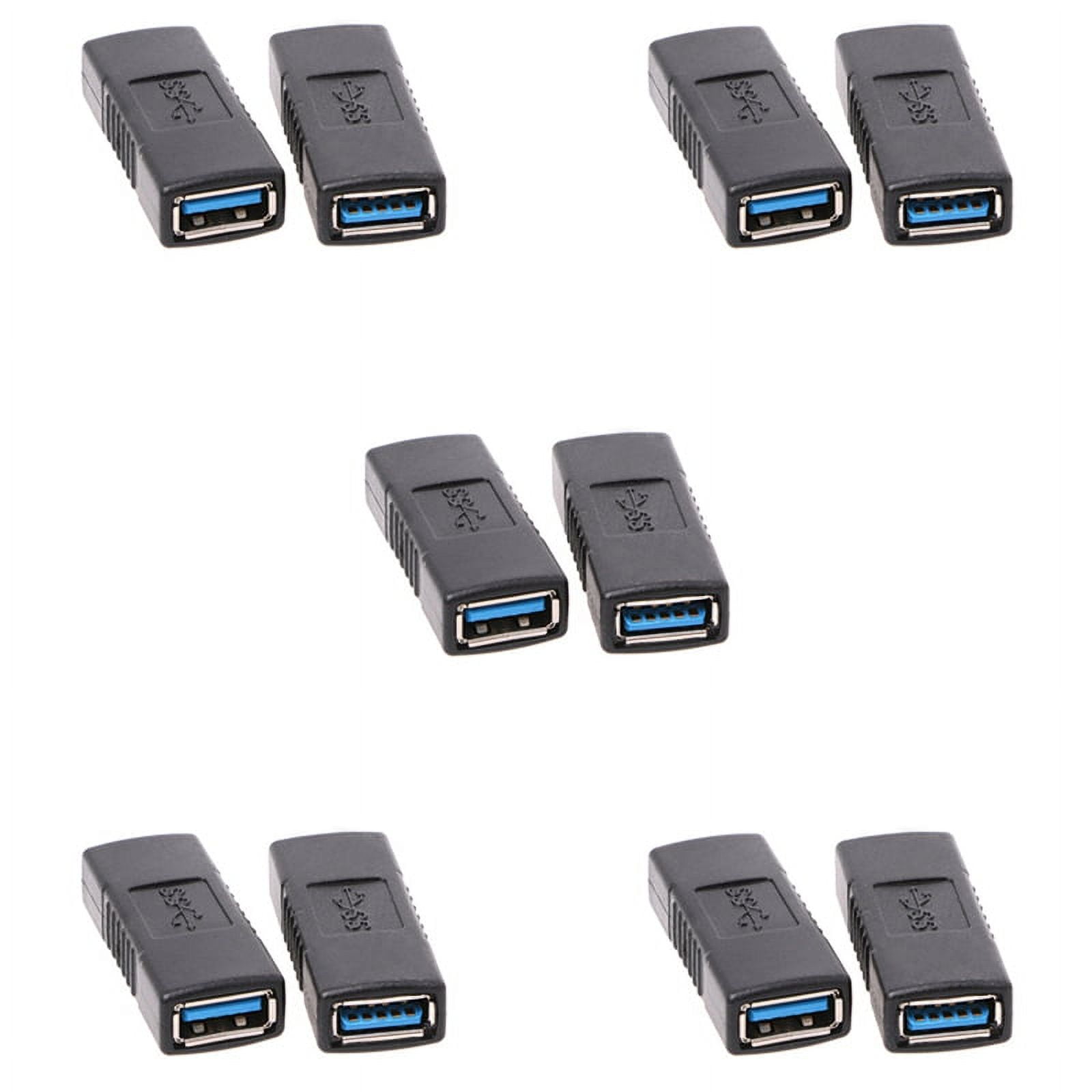 10Pcs Usb 3.0 Type A Female to Female Adapter Coupler Gender Changer ...