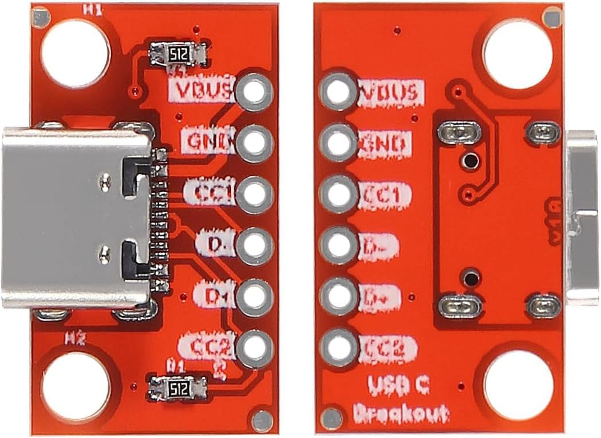 10Pcs Usb Type-C Breakout Board Serial Basic Breakout Female Connector ... 10Pcs Usb Type-C Breakout Board Serial Basic Breakout Female Connector ...
