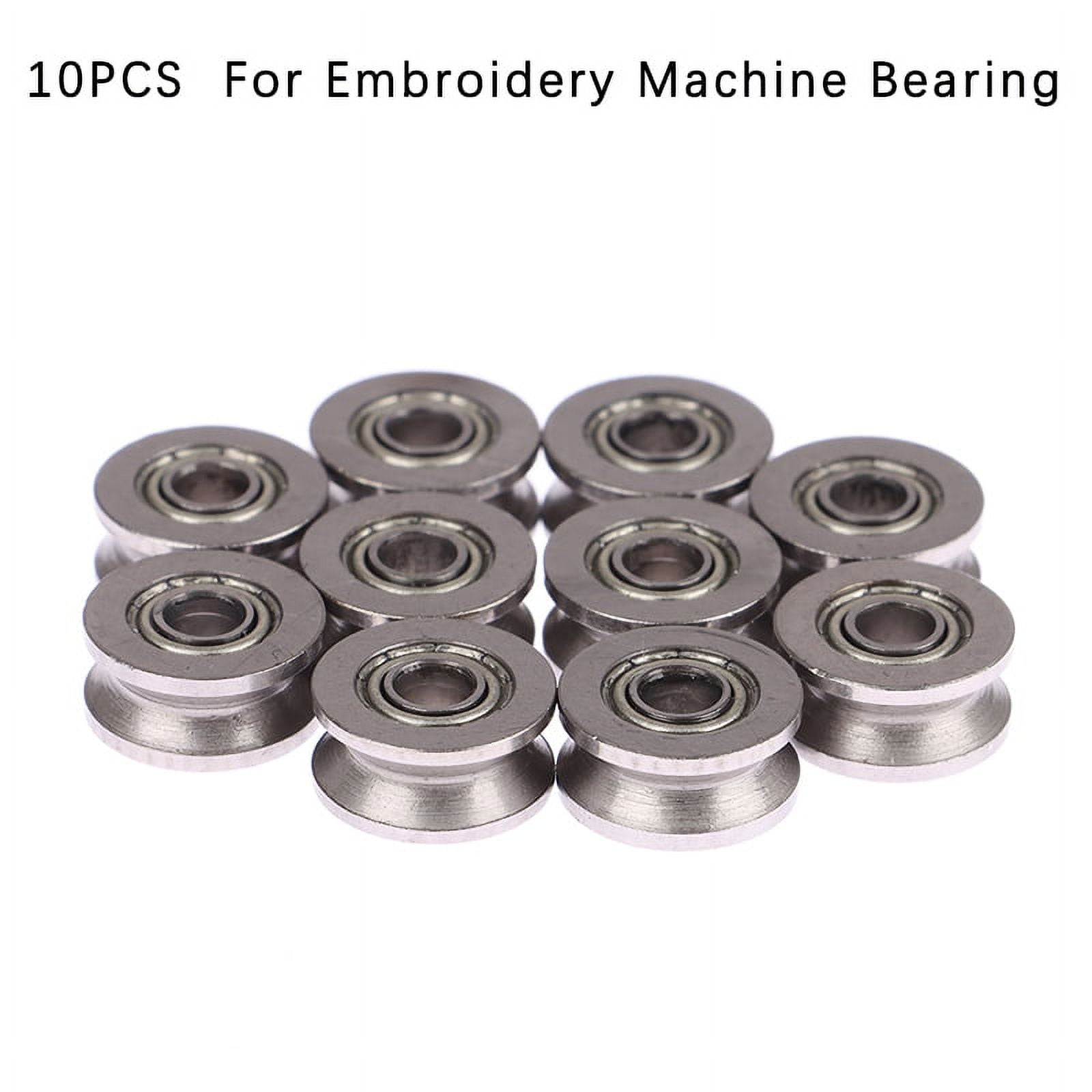 10Pcs V Groove Sealed Ball Bearing Guide Track Roller Bearing ...