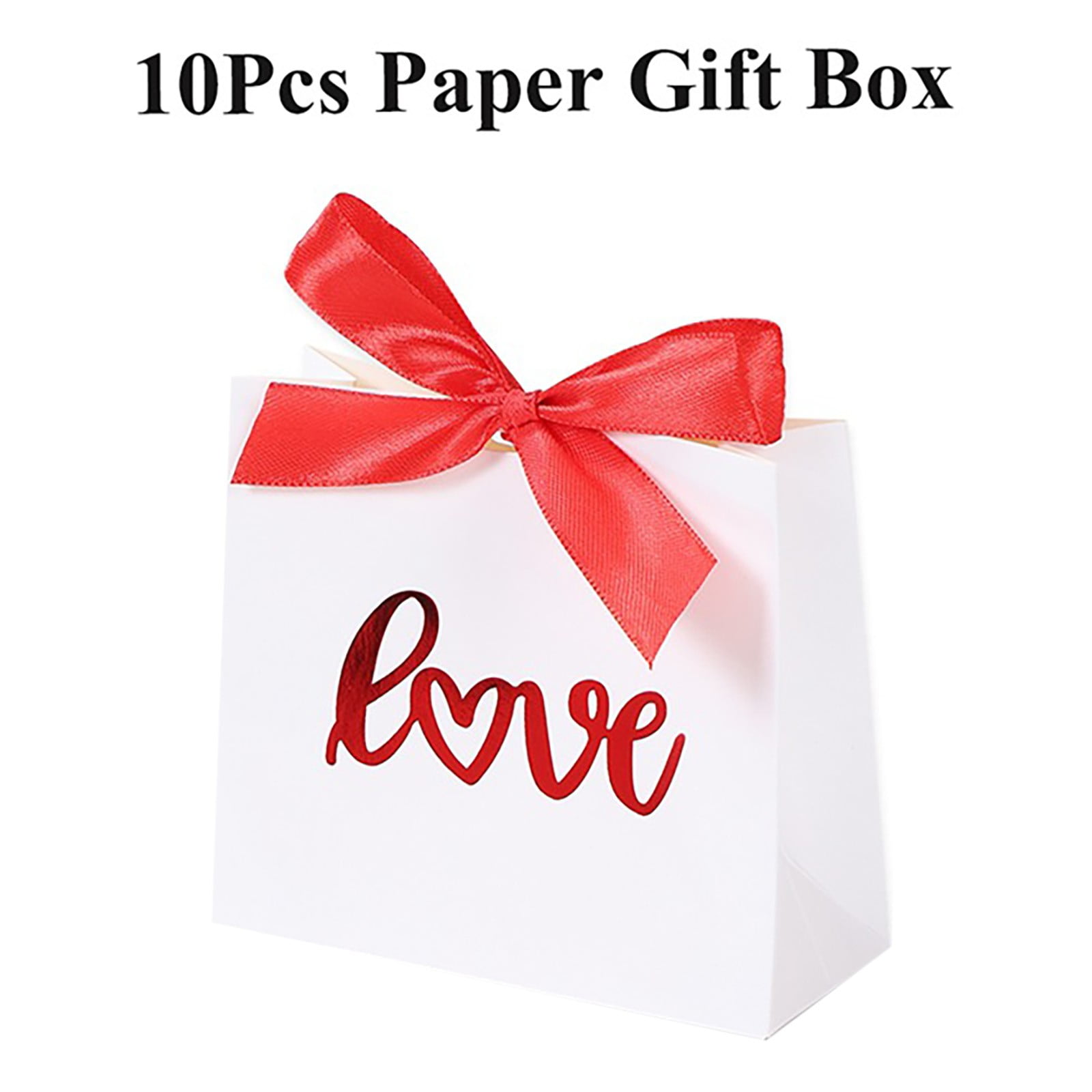 10Pcs Valentine's Day Gift Bags, Mini Party Favor Bags, Treat Boxes ...