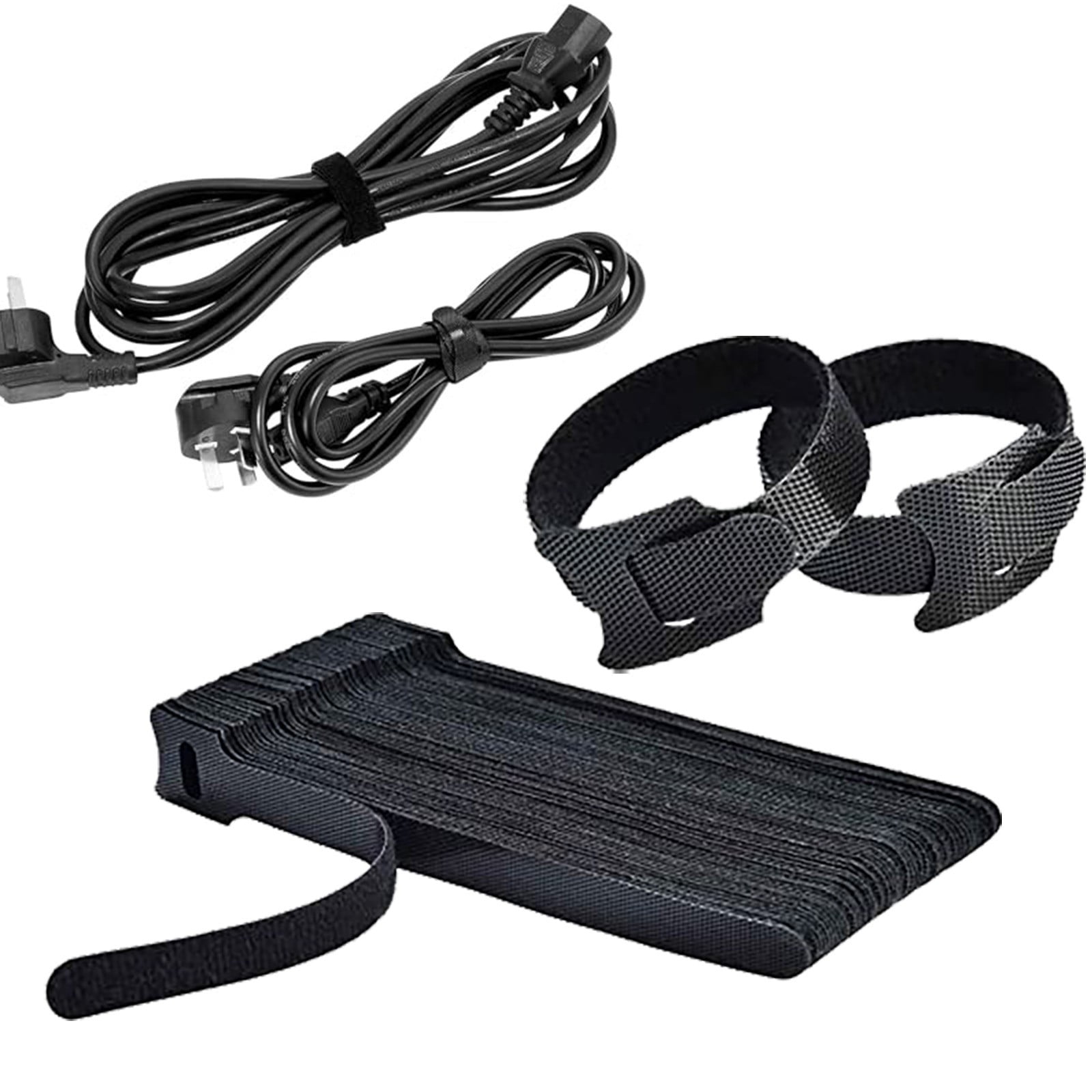 10Pcs Velcro Cable Ties/ Cable Organizer Cable Tie PET Winding Cable ...