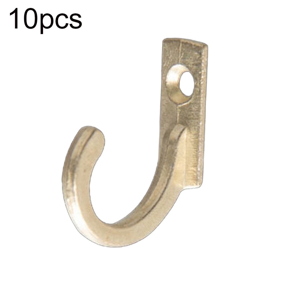 10Pcs Vintage Bronze Wall Mounted Single Hook Hangers ，Door Hooks,Wall ...