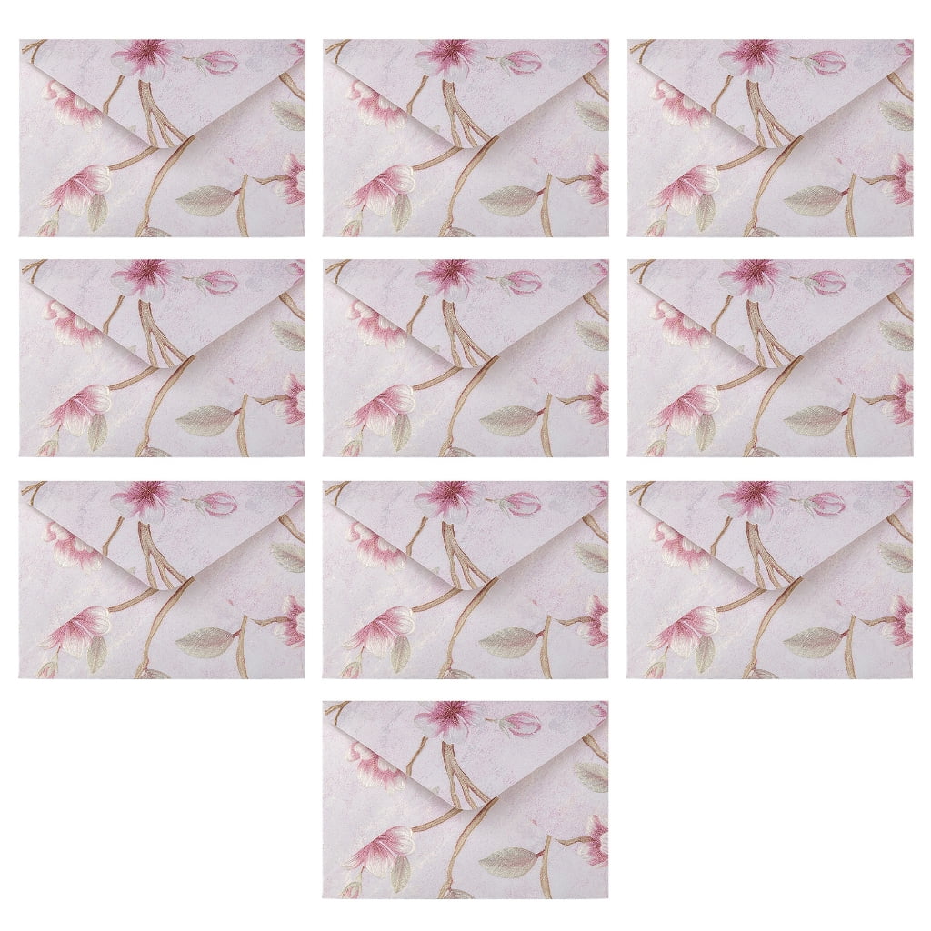 10Pcs Vintage Envelopes 6x4Inch Orchid Flower Envelopes For Handmade ...