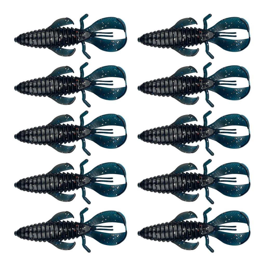 10Pcs Wacky Fish Lures Fishing Wacky Baits Soft Lures Wacky Soft Wacky ...