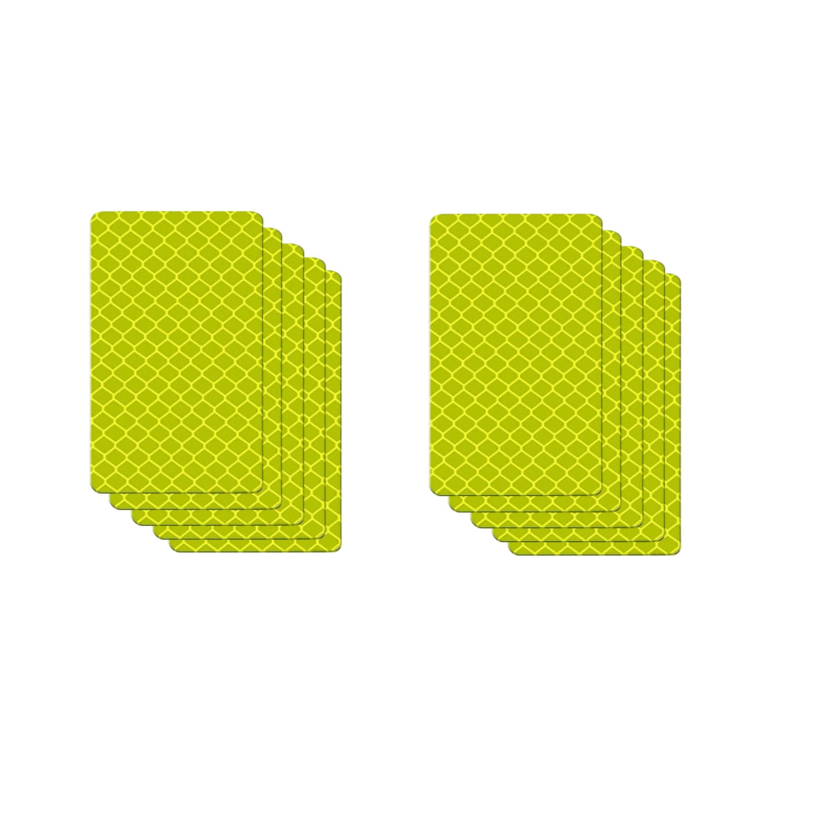 10Pcs Warning Reflective Stickers Reflective Tape Safety Reflective ...