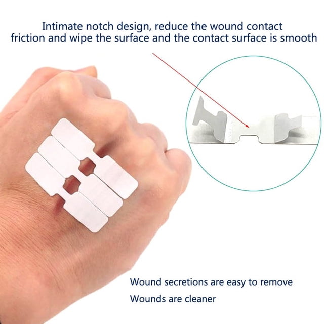 10Pcs Waterproof Butterfly Adhesive Band Aid Wound Closure Emergency ...