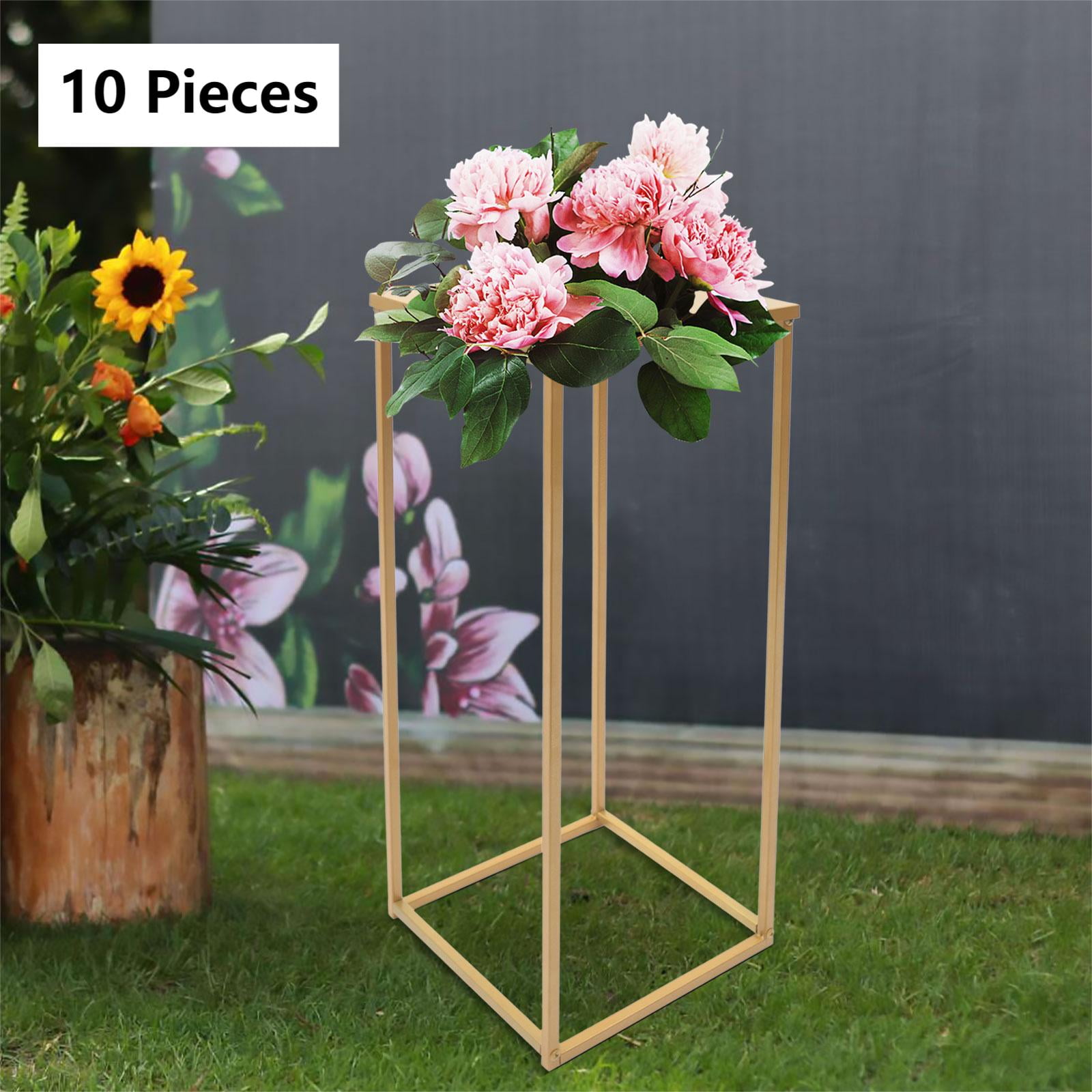 10Pcs Wedding Flower Stand Centerpieces for Floral Arrangement Gold ...