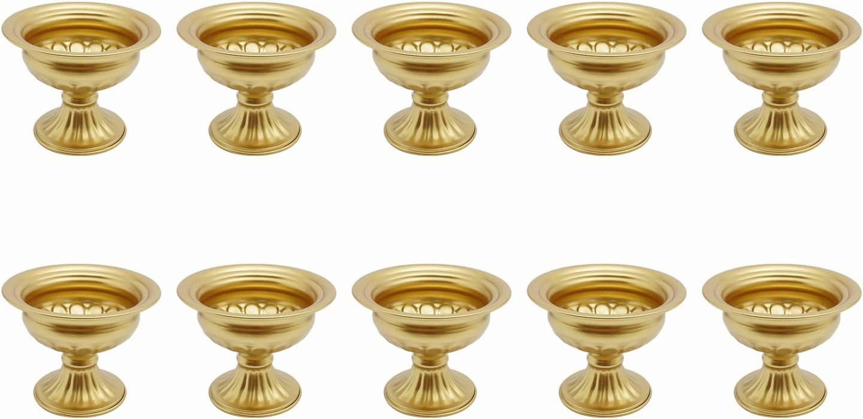 10Pcs Wedding Flower Vases,Tabletop Metal Wedding Flower Vase,Wedding ...