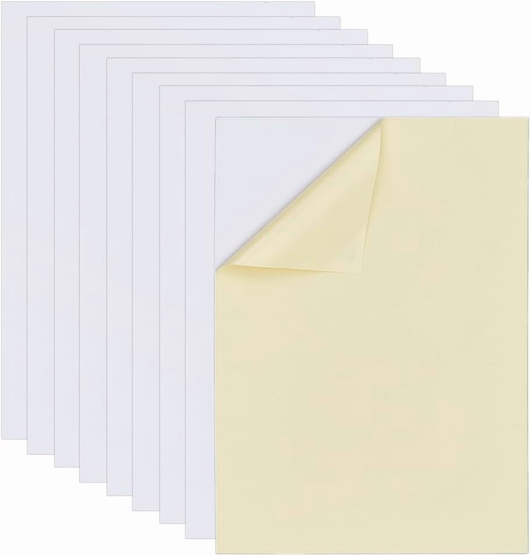 10Pcs White Mounting Boards 7x5 Inch Self Stick Mounting Boards 2mm ...