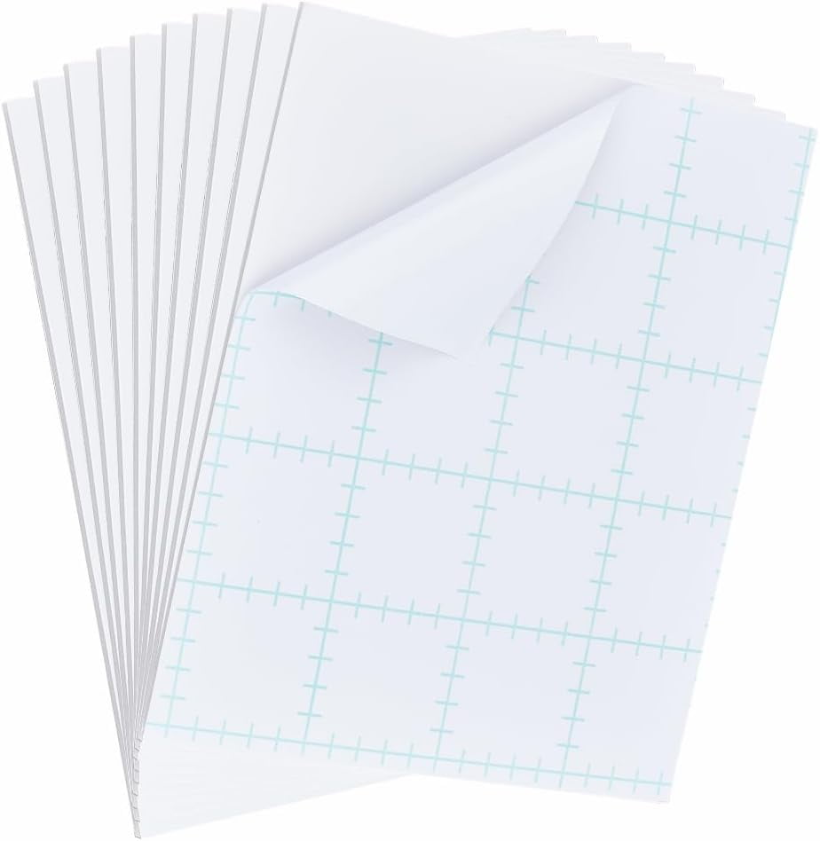 10Pcs White Self Adhesive Foam Boards 7.9x9.8 Inch Foam Core Baking ...