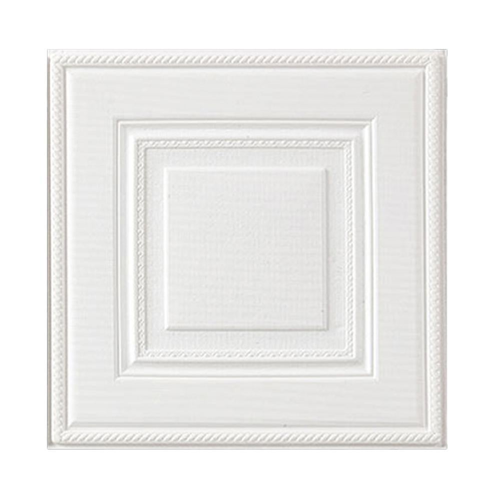 10Pcs White Square Panel Feature Wall 3D Effect Quality Wallstickers ...
