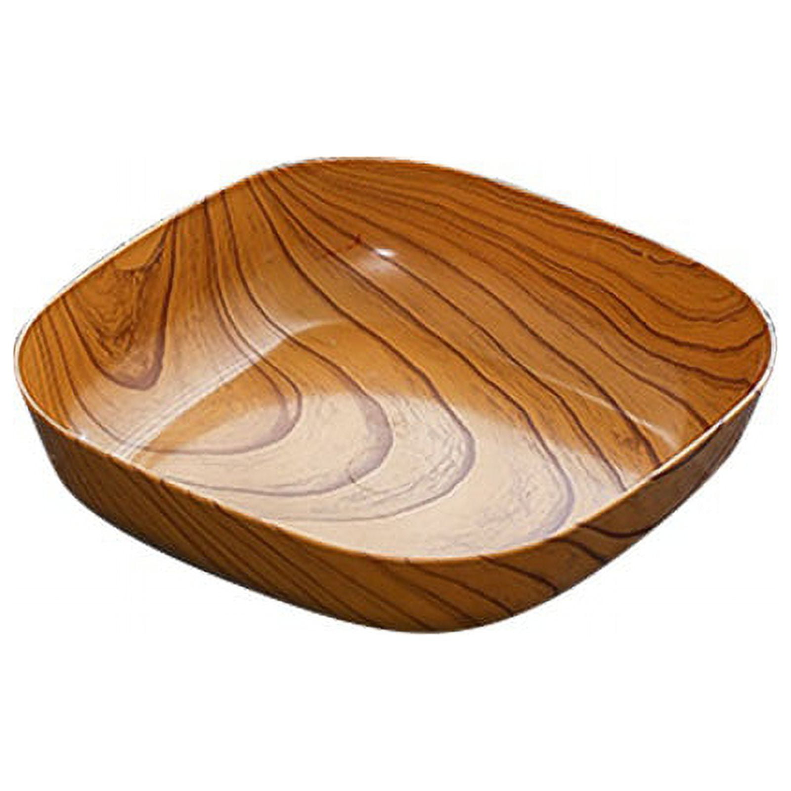 10Pcs Wood Bowl Set,Imitation Wooden Household Spit Bone Dish,Retro ...