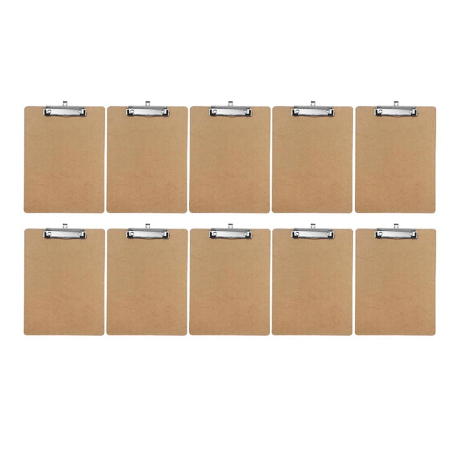 10Pcs Wooden Board Clips Flat Folder Menu Holder Wooden Clipboard ...