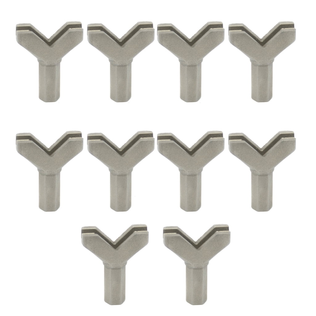 10Pcs Y Shaped Cup Hook Driver Frame Point Drill Bit Mug Hangers Hook ...