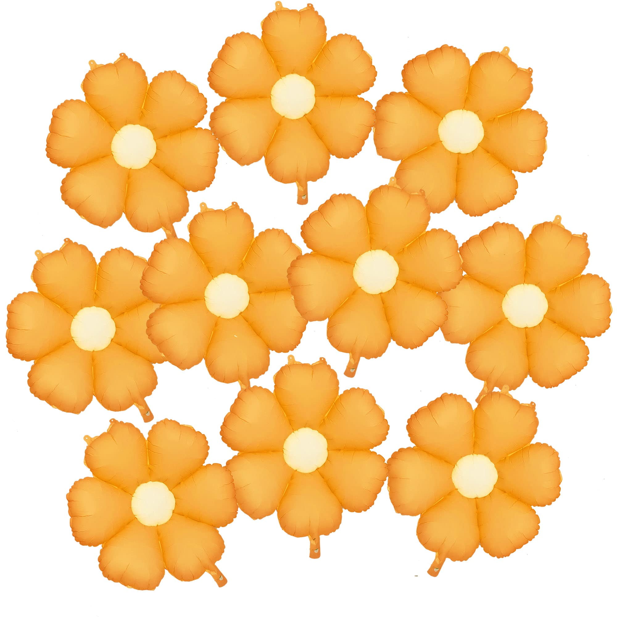 10Pcs Yellow Daisy Balloons Yellow and White Daisy Floral Party Yellow ...