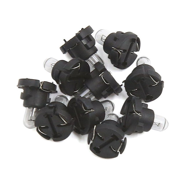 10Pcs Yellow T4 Dashboard Indicator Side Light Bulb for Car Vehicle ...