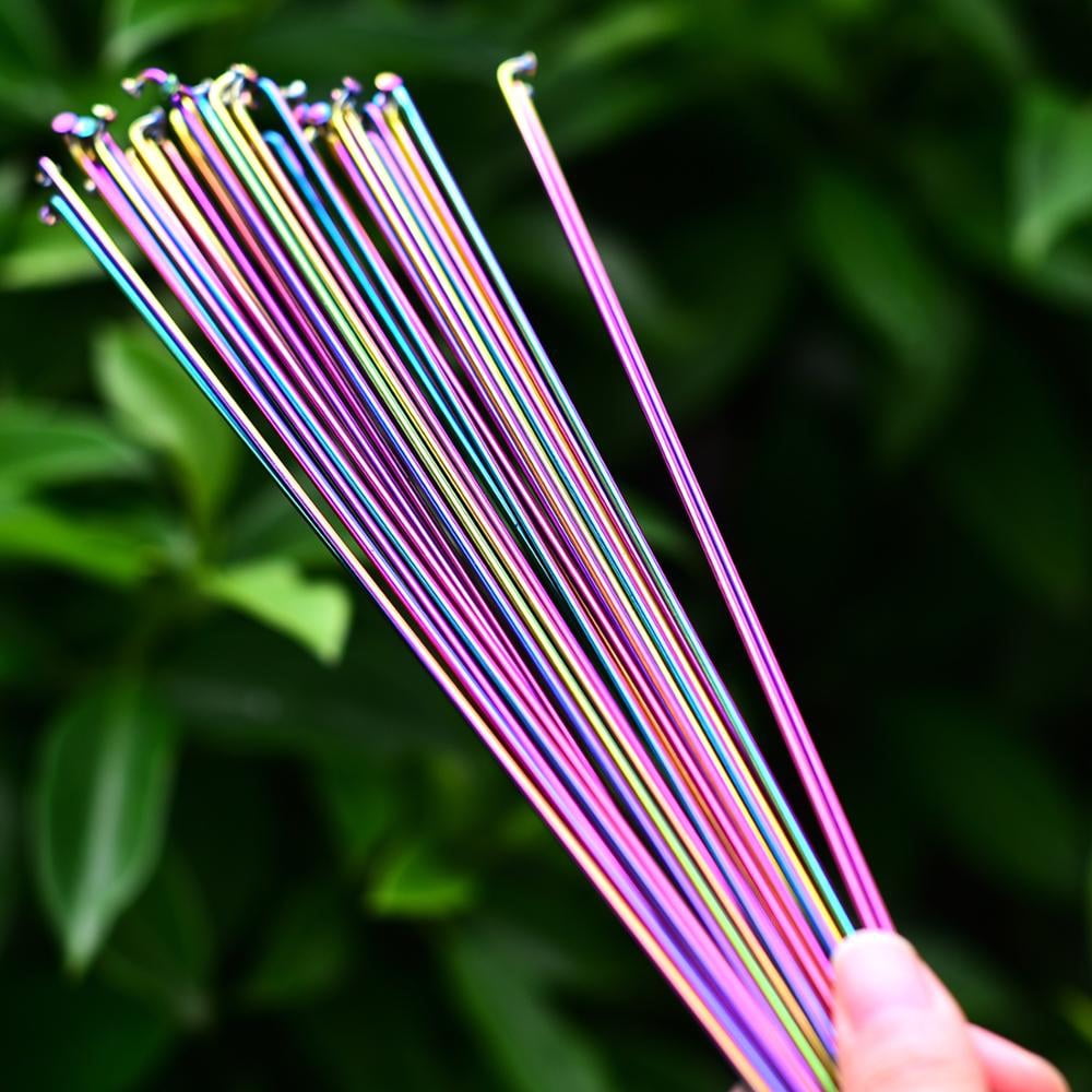 10Pcs bicycle spoke stainless steel spoke steel wire circulation spoke ...