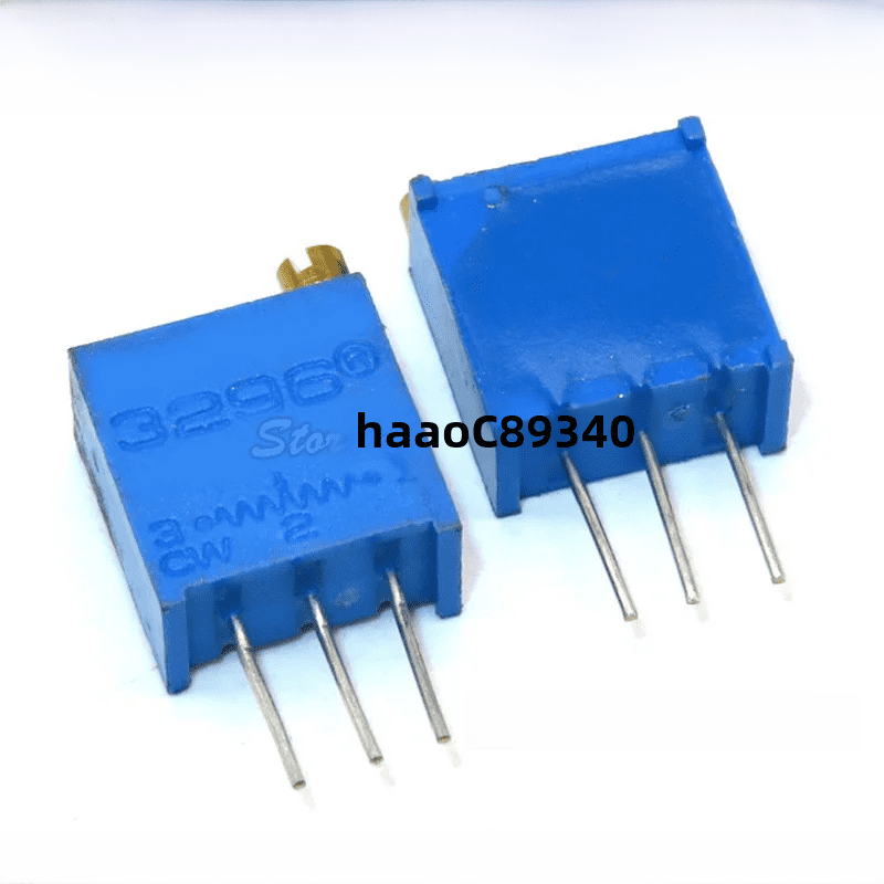 10Pcs/lot Multi-voltage Trimmer Potentiometer 3296W Series 10K Ohm Top ...
