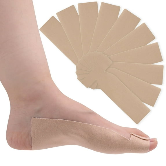 10Pcs of Turf Toe T-Straps - Moleskin Splints for Big Toe Injuries ...