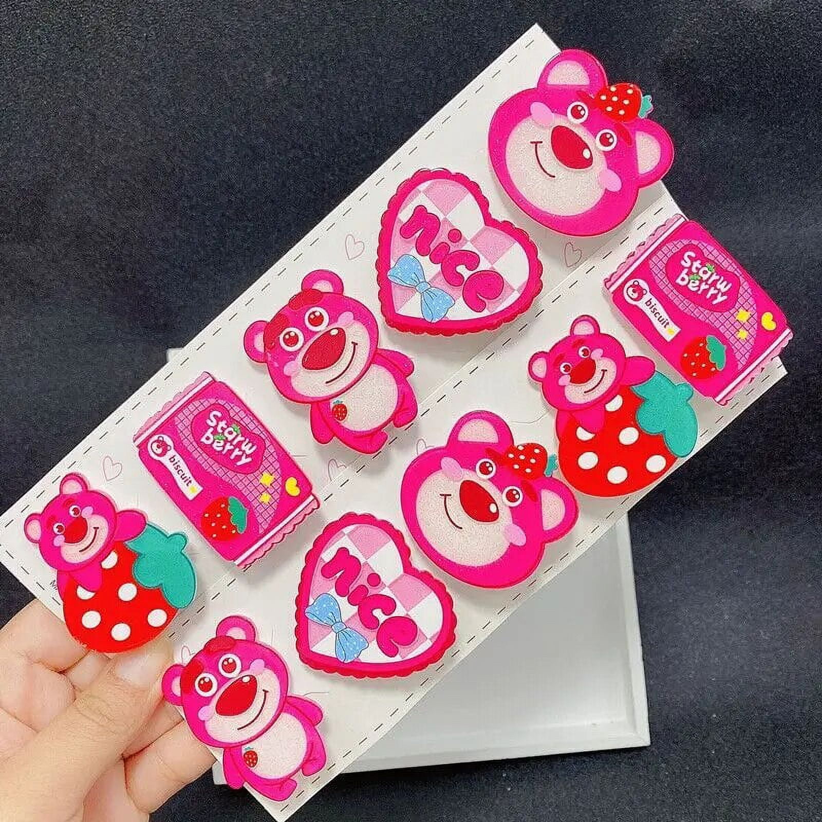 10Pcs/set Kawaii Sanrios Anime Kuromi Cartoon Hairpins Sweet Clips ...