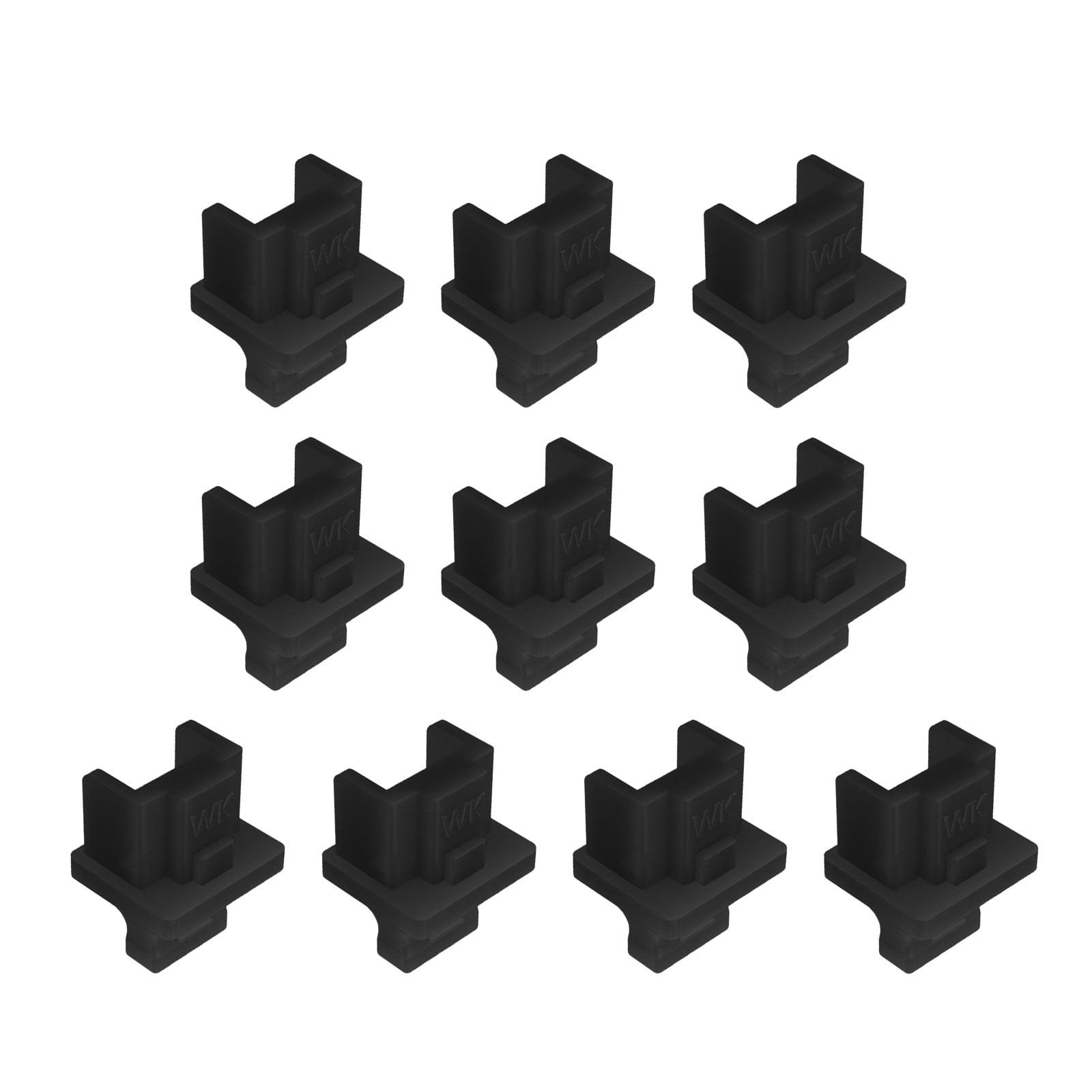 10Pcs/set Silicone RJ45 Ethernet Connectors Dust Proof Covering Caps ...
