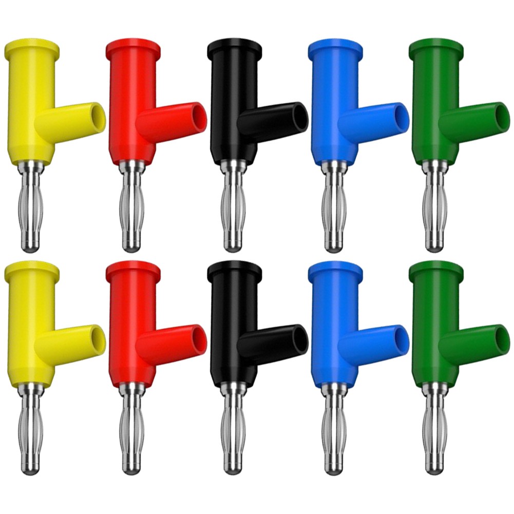 10Pcs4mm Stackable Banana Plug Terminal Binding Post Connector ...