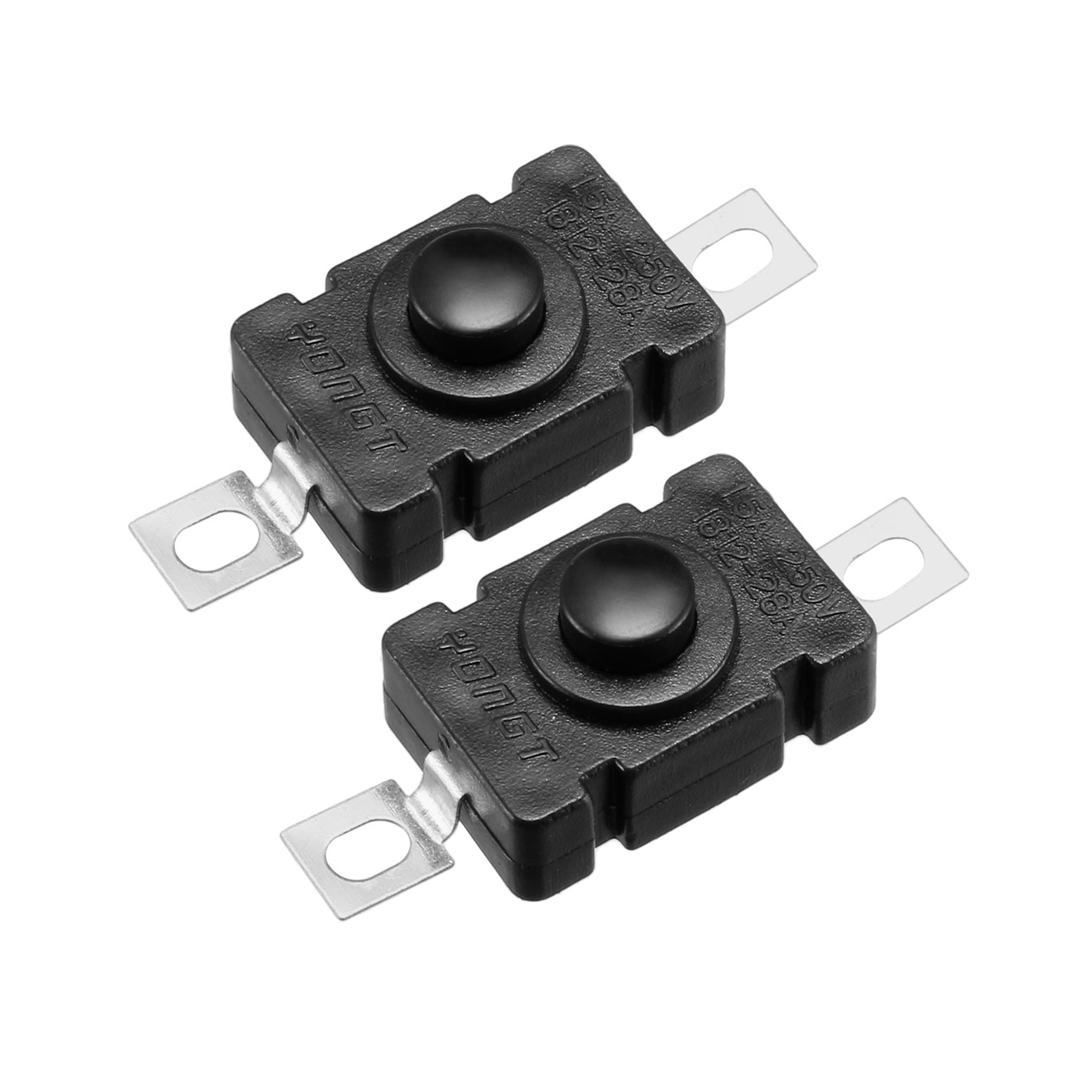 10PcsSelf Locking Push Button Tactile Tact Switches 2-Pin 18x12x9mm ...
