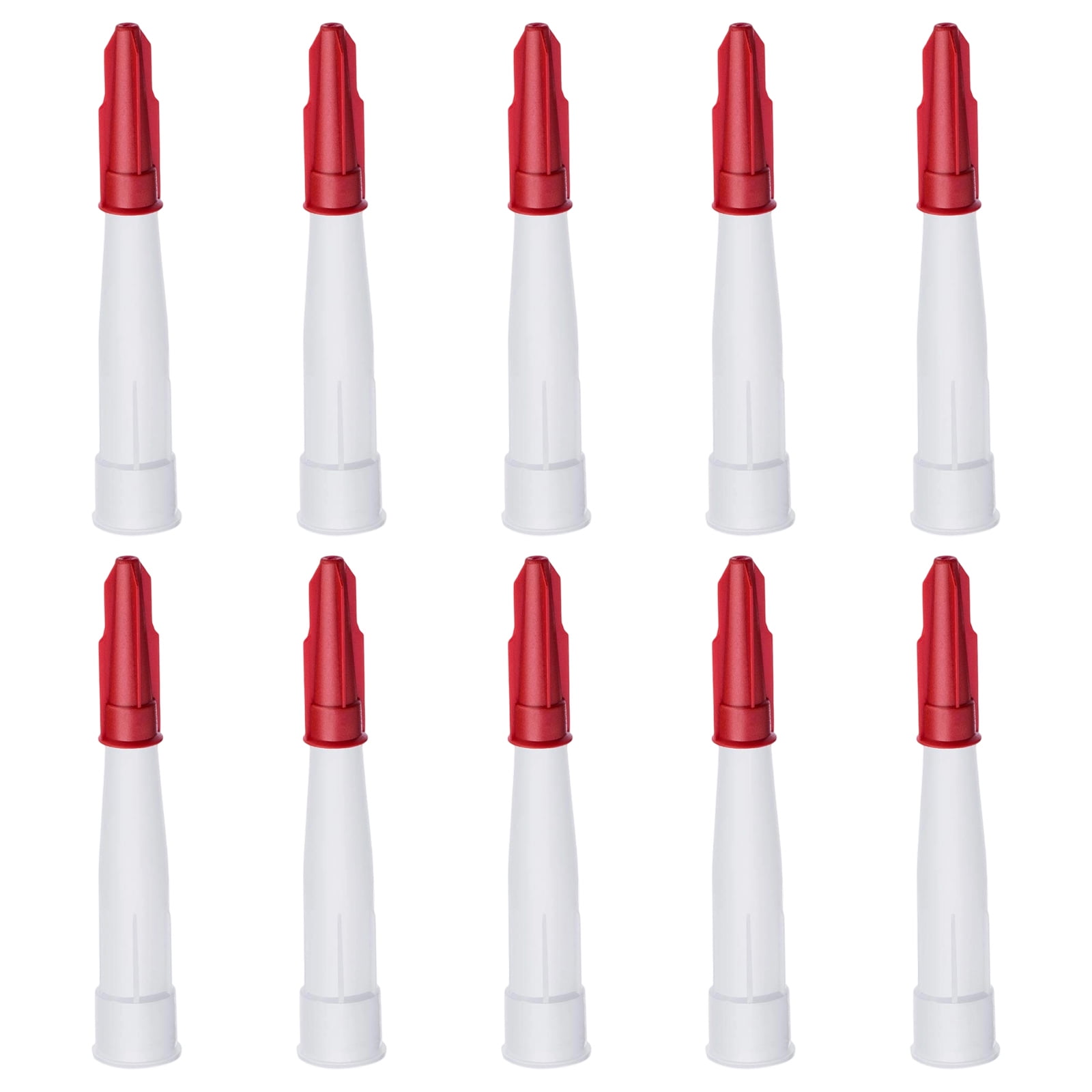 Silicone Caulking Tool Nozzle Caps 10pcs Durability Sealant Dispensing ...