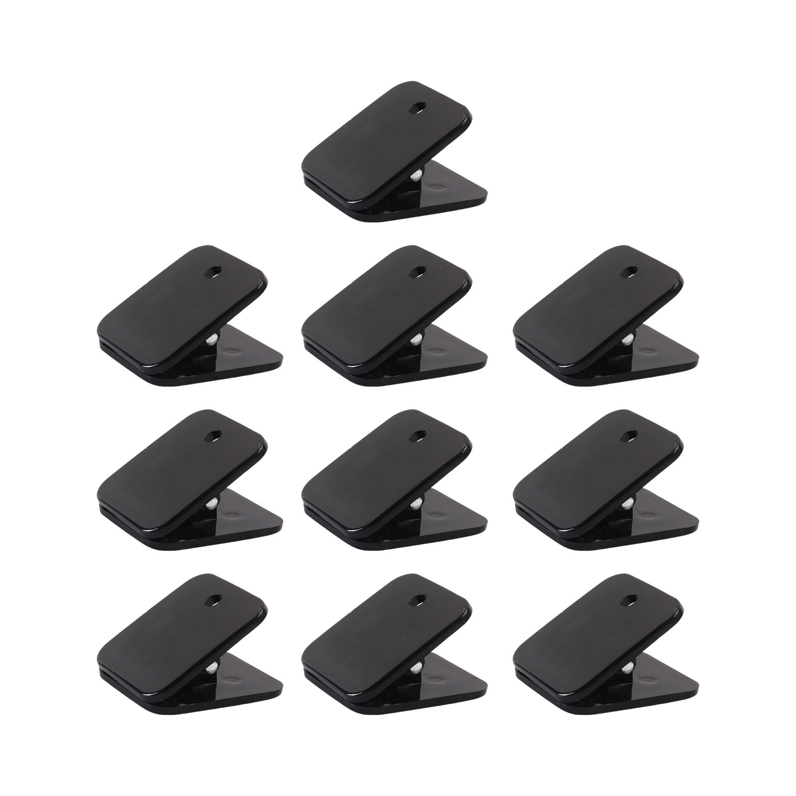 10Pieces Acrylic Paper Clip Square Shape Paper Clamps File Paper Clip ...